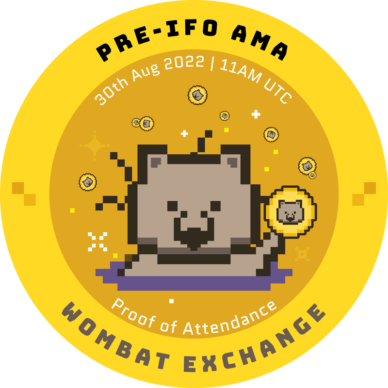 Wombat Exchange Pre-IFO AMA by Wombat Exchange | Galxe